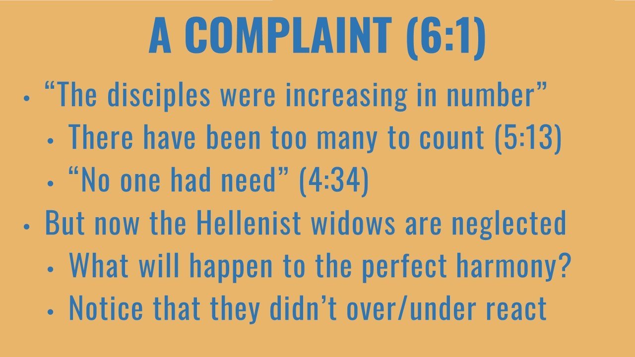 Ready To Serve (Acts 6:1-7) — saralandchristians.com