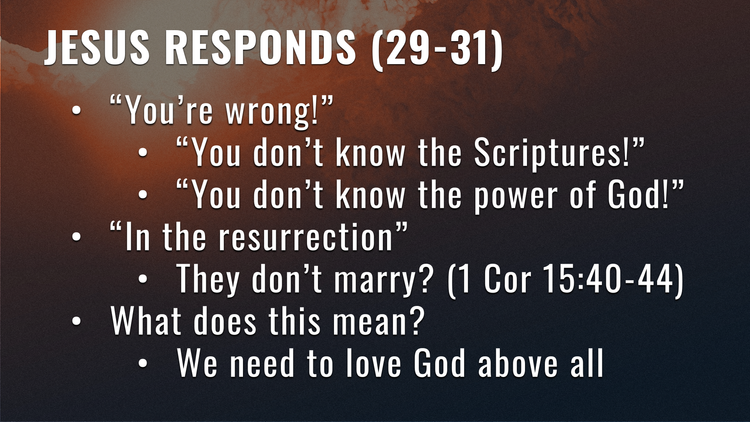 God of the Living (Matthew 22:23-33) — saralandchristians.com