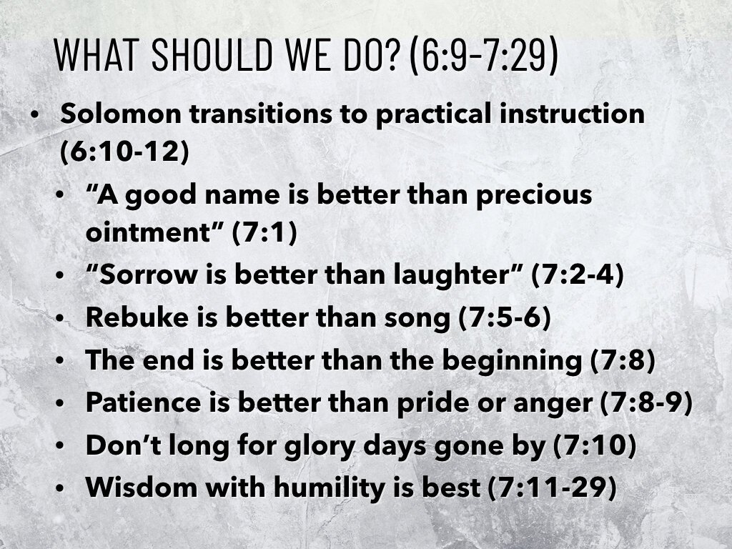 Vanity Ecclesiastes —