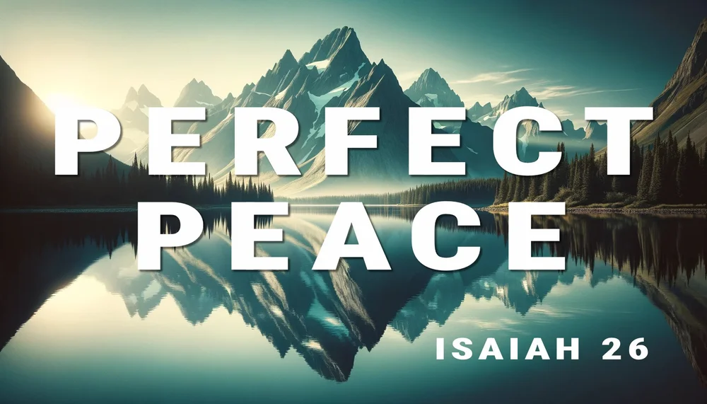 Perfect Peace (Isaiah 26) — saralandchristians.com