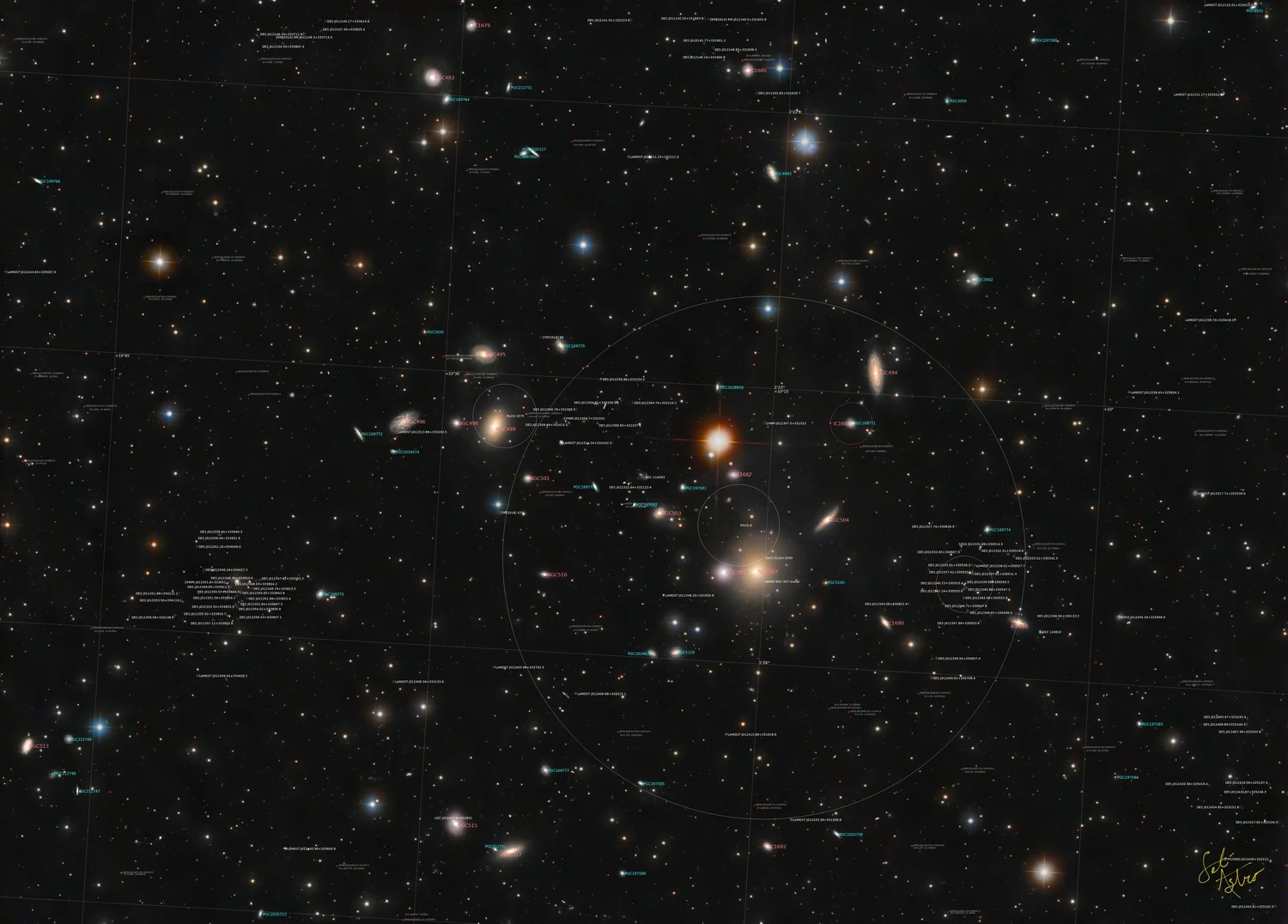 galaxies & clusters — Seti Astro