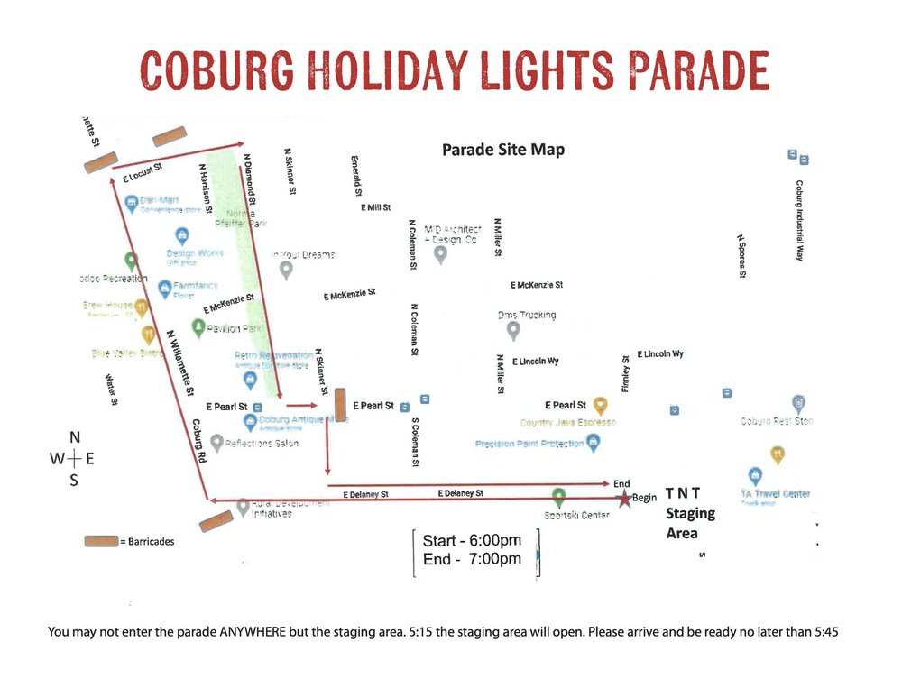 Holiday Lights Parade Sign Up — Coburg Main Street