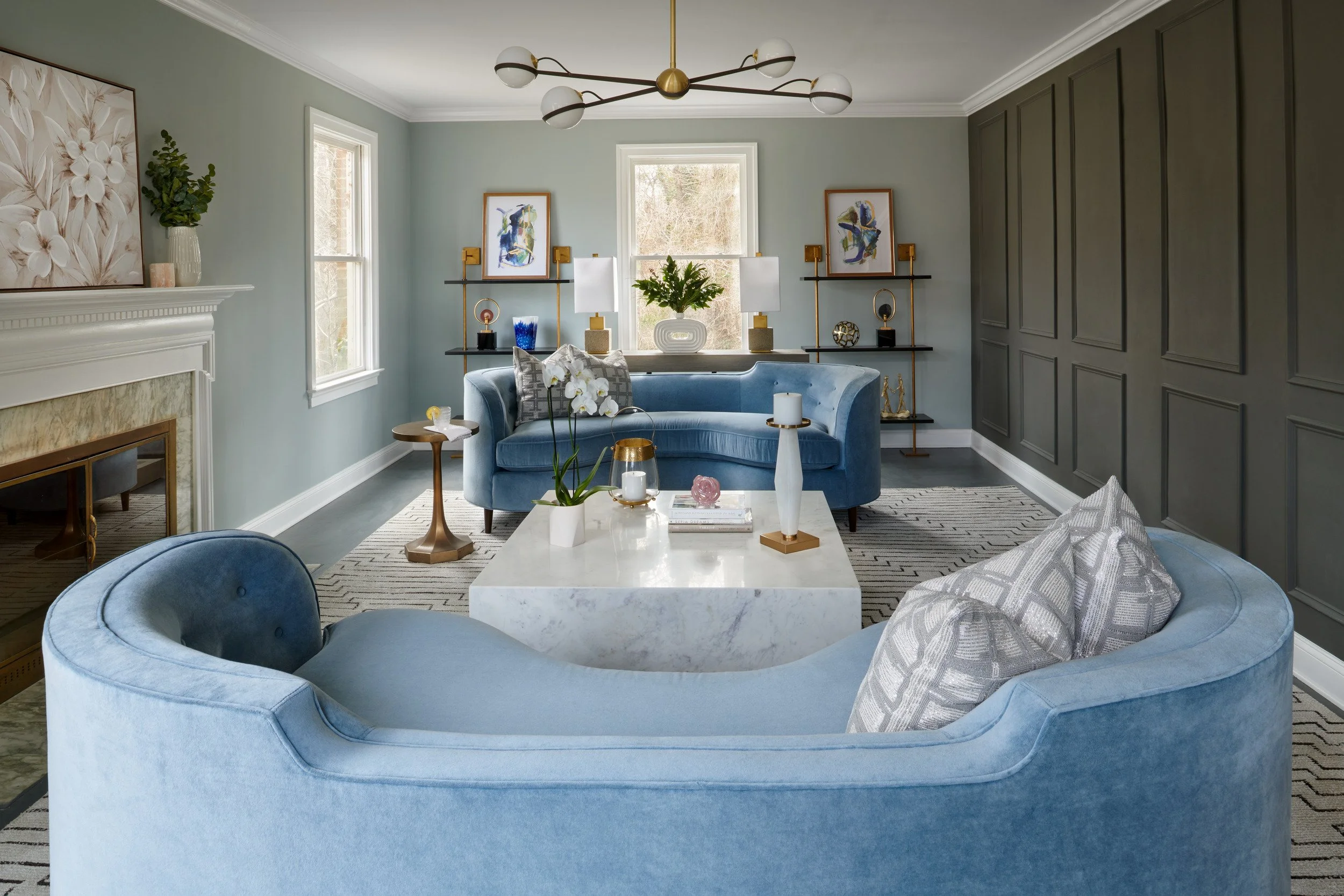 Chic Mid-Century Interior Design in Suburban Maryland — LORNA GROSS