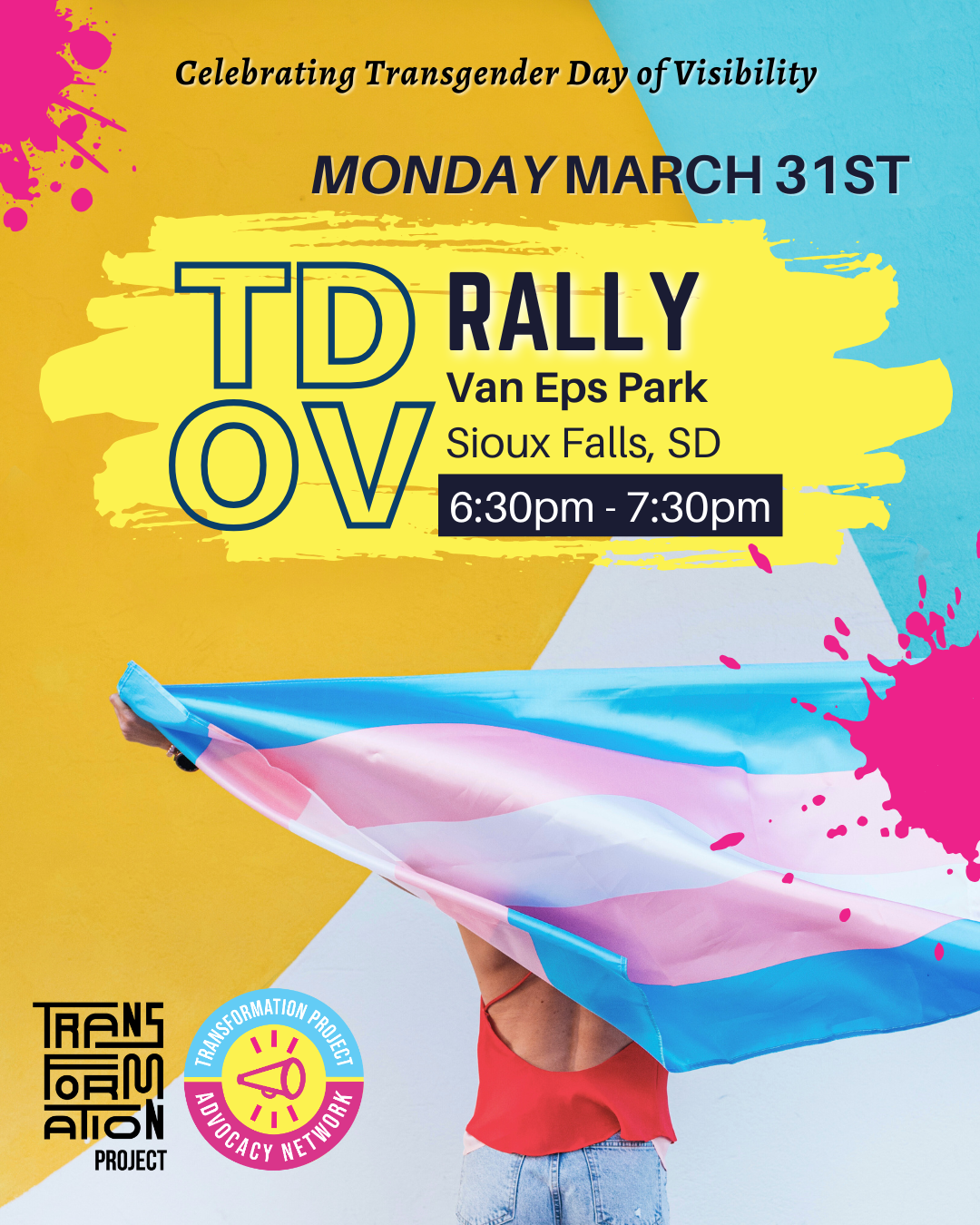 Celebrating TDOV with a Rally — Transformation Project Advocacy Network