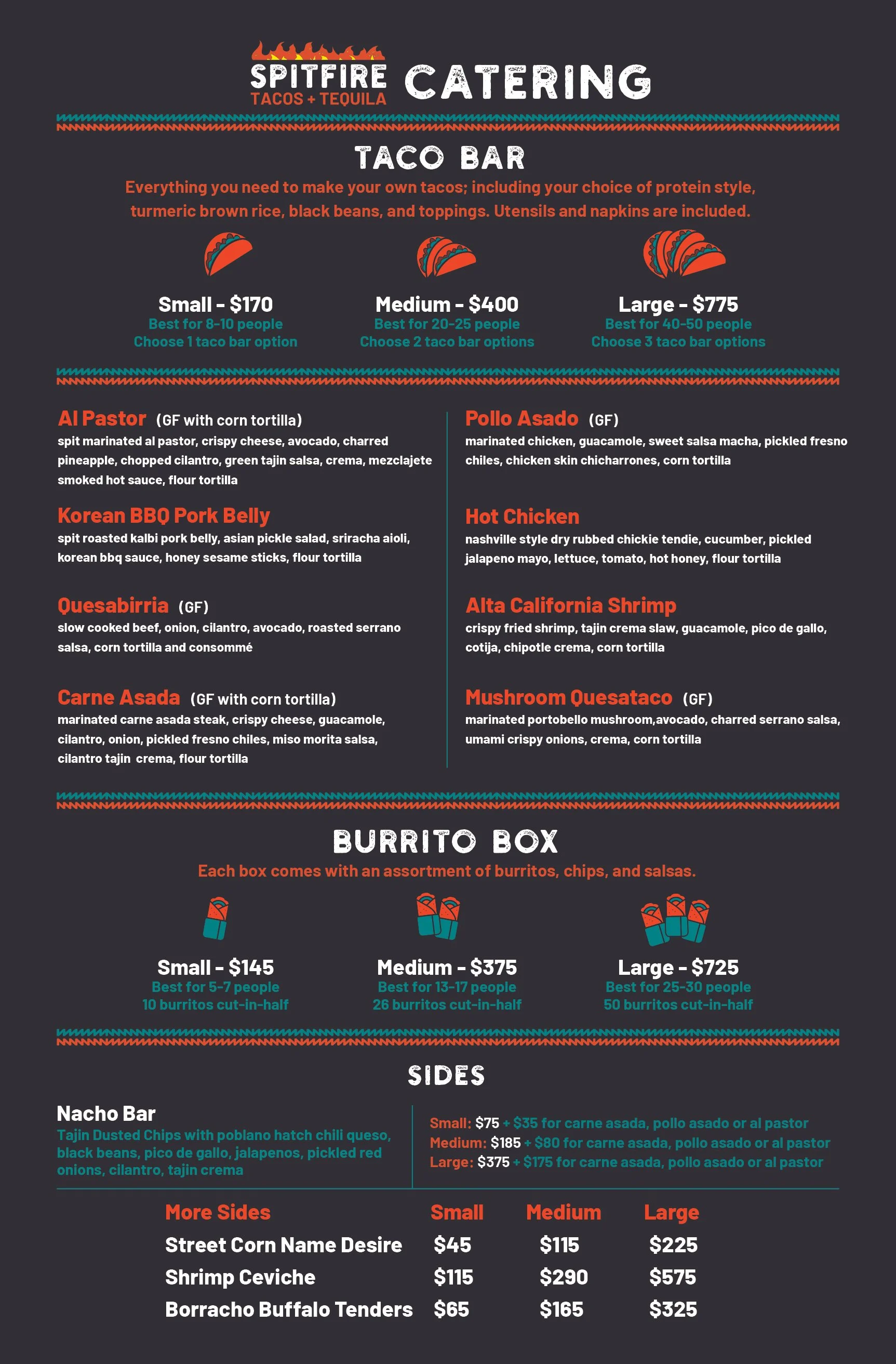 CATERING — Spitfire Tacos | Eagle, Idaho