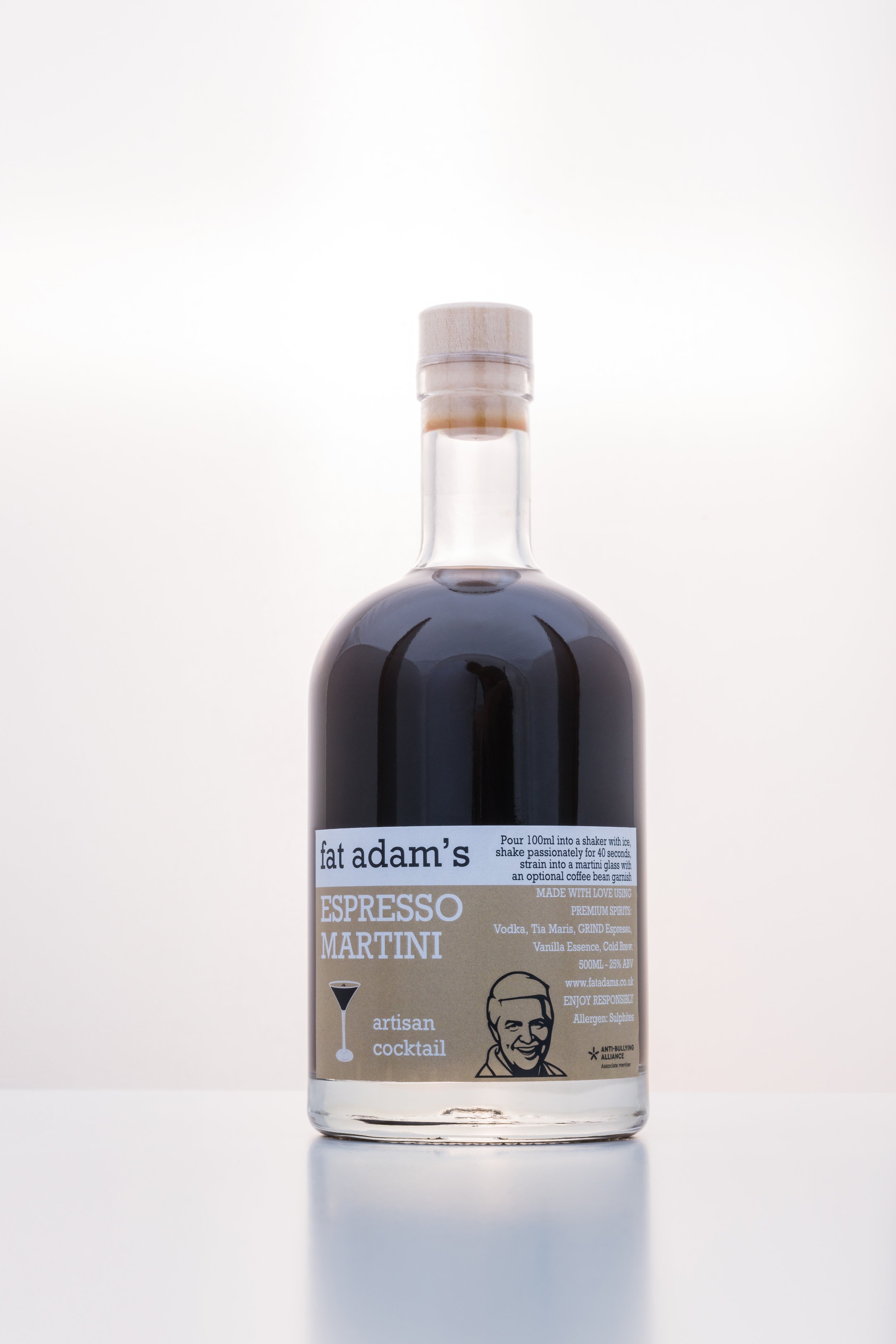 Espresso Martini 500ml 25% ABV — Fat Adam's Cocktails