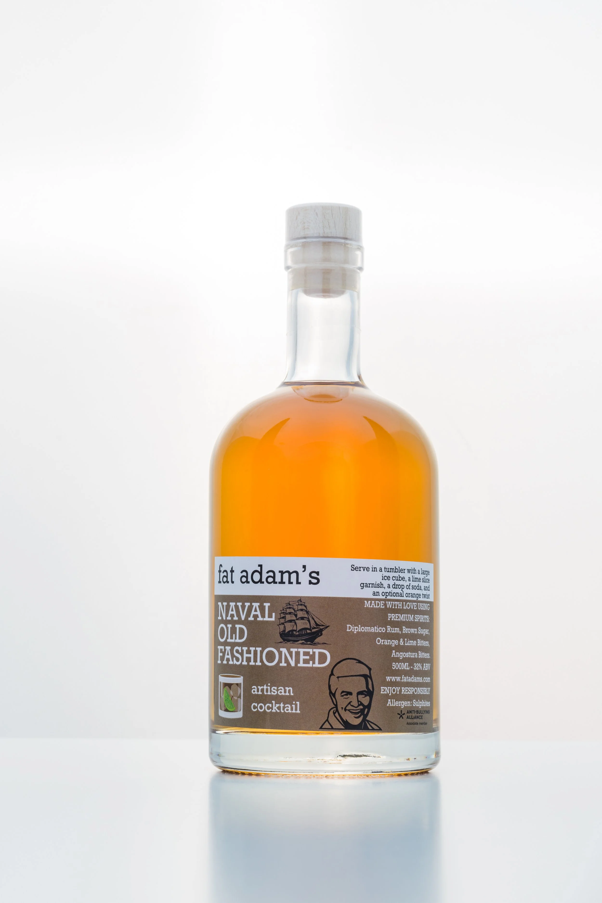 Naval Old Fashioned 500ml 36% ABV — Fat Adam's Cocktails