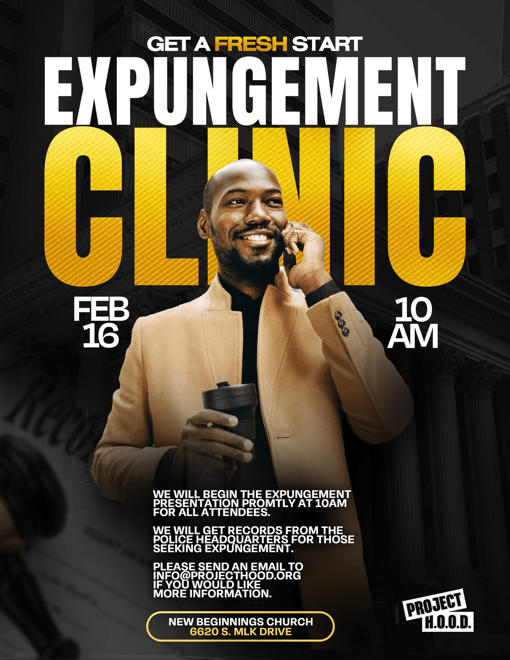 EXPUNGEMENT CLINIC — Project HOOD
