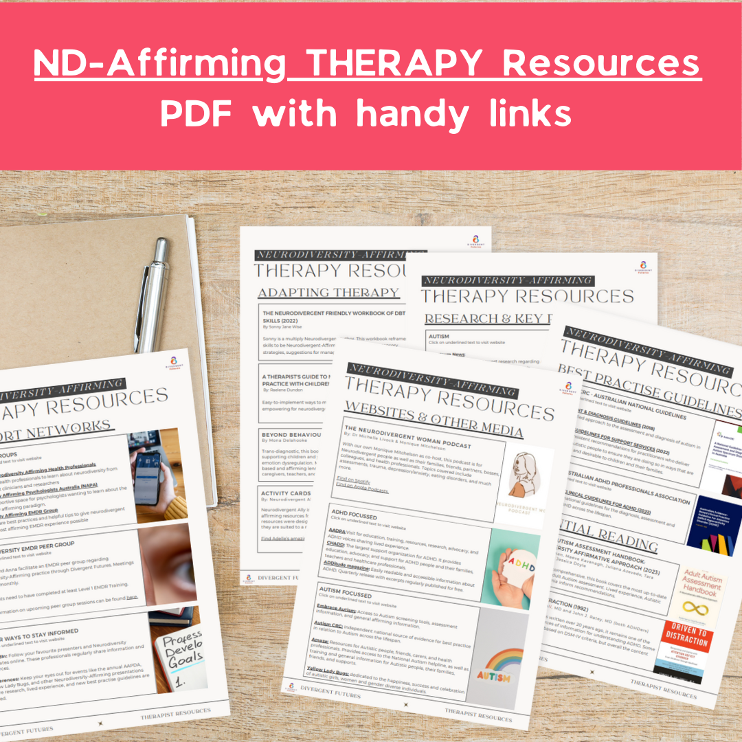 FREE Neurodiversity-Affirming Resources — Divergent Futures