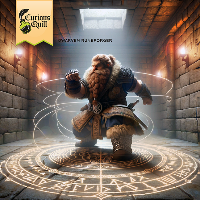 Background: Runeforger — The Curious Quill