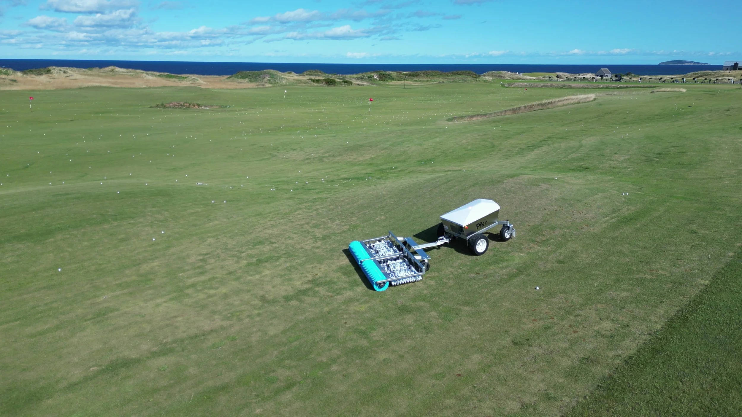 Pik'r X - Robotic Ball Picker for Driving Ranges | BAS-Turf — Robotic ...