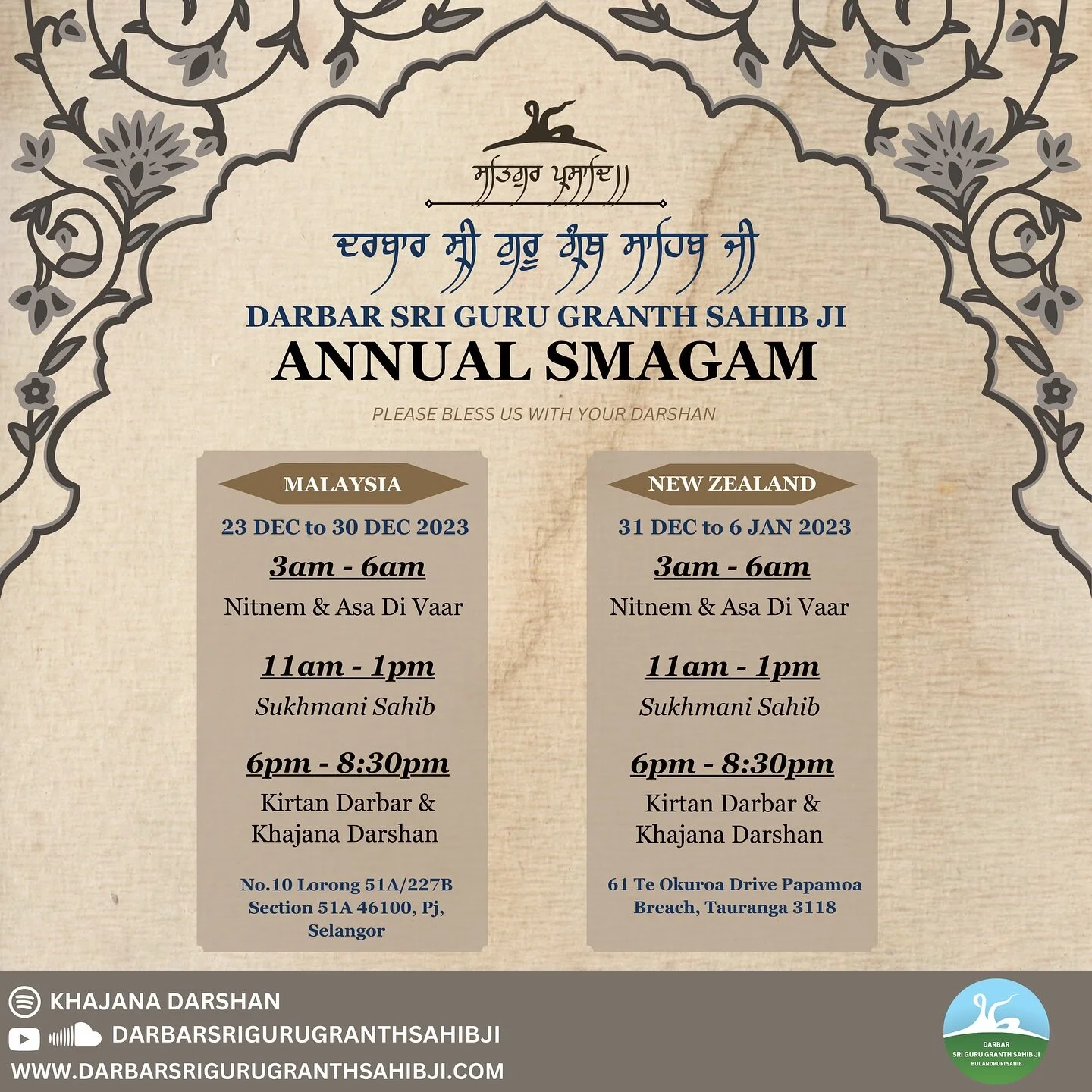 Darbar Sri Guru Granth Sahib Ji