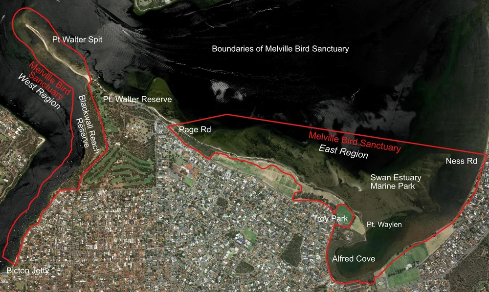 Area & Wildlife — Melville Bird Sanctuary