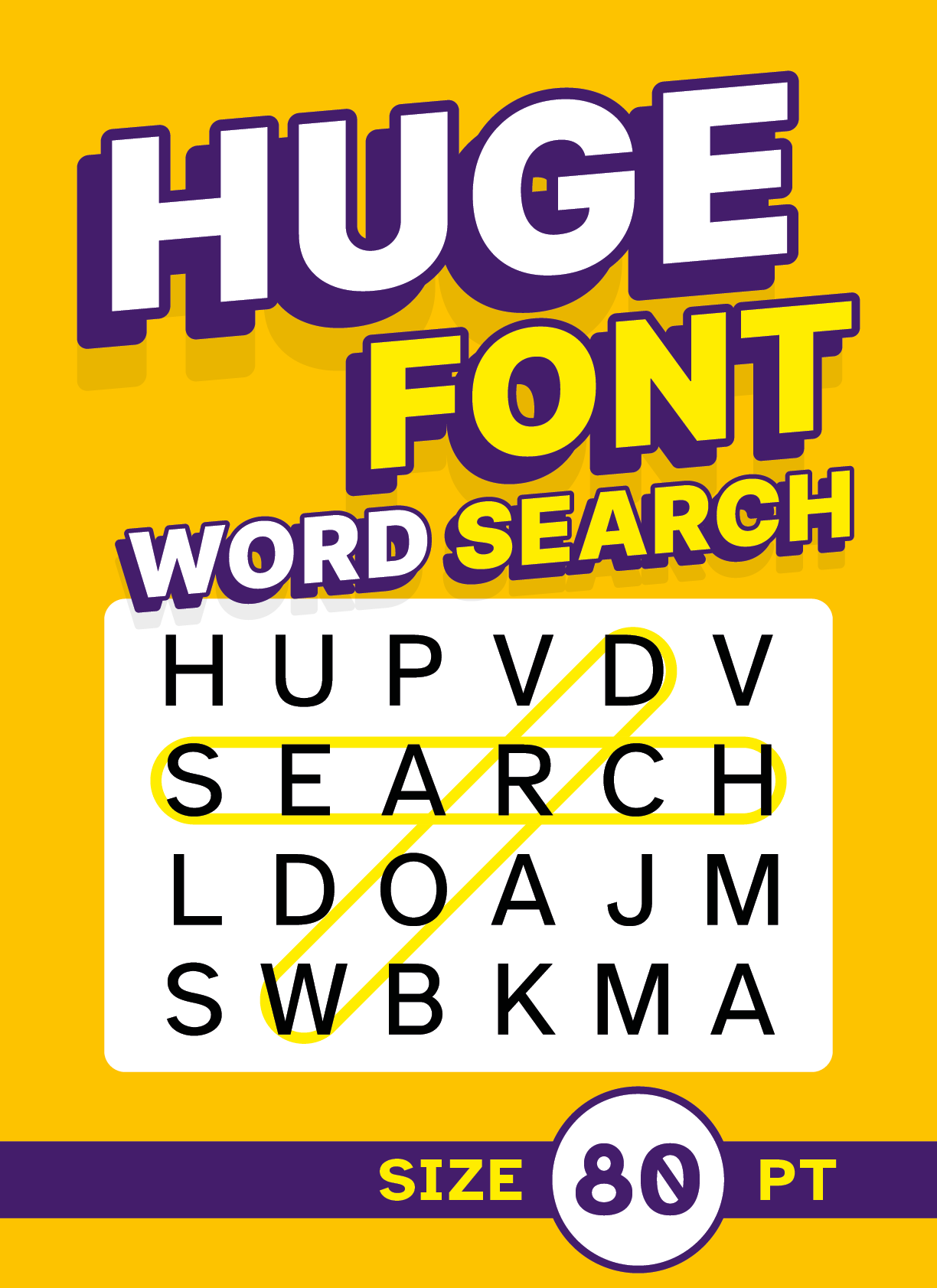 Huge Font Word Search Size 80 pt | Clarence Edgehill