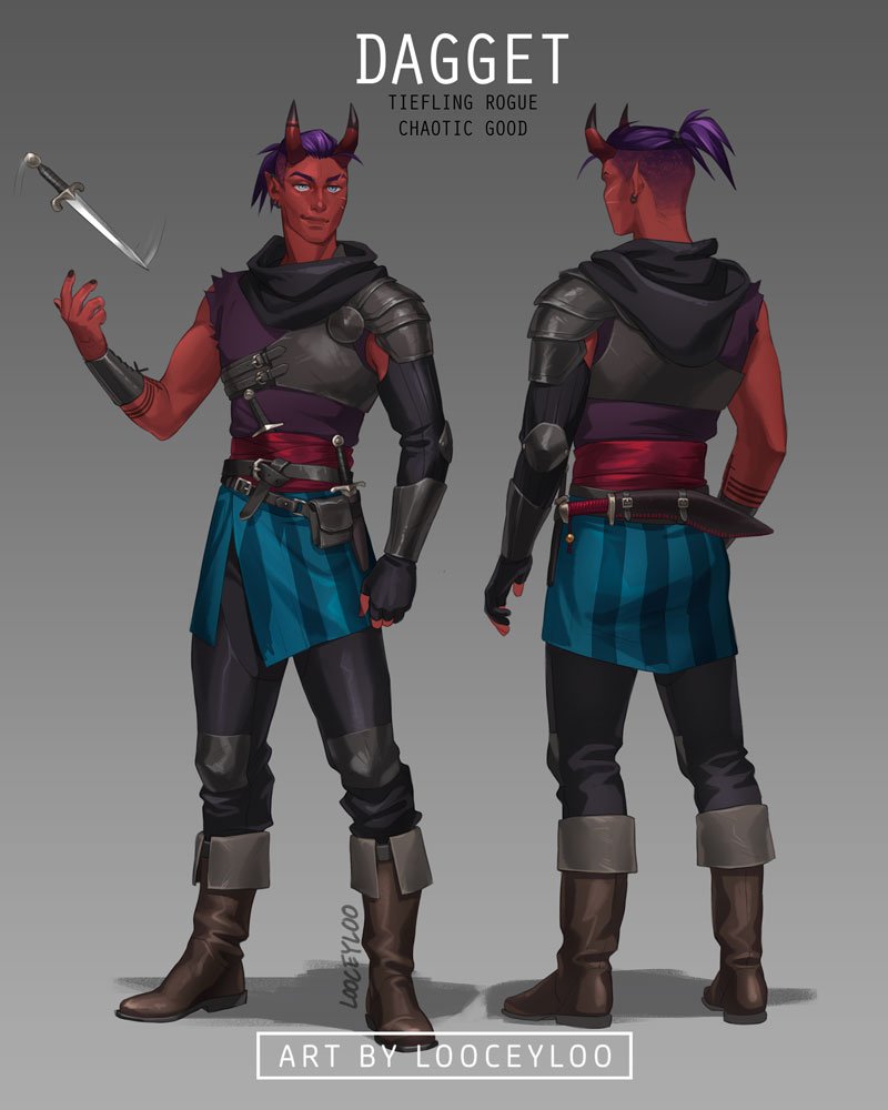 Character Design — art by looceyloo