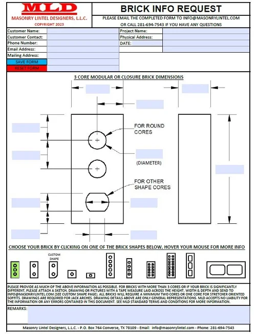 Masonry Lintel Designers