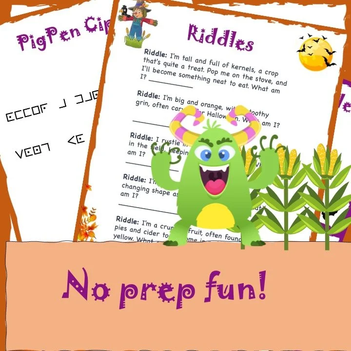 Goblin Corn Maze Escape Room Game for Kids - Scavenger Hunt Game for ...