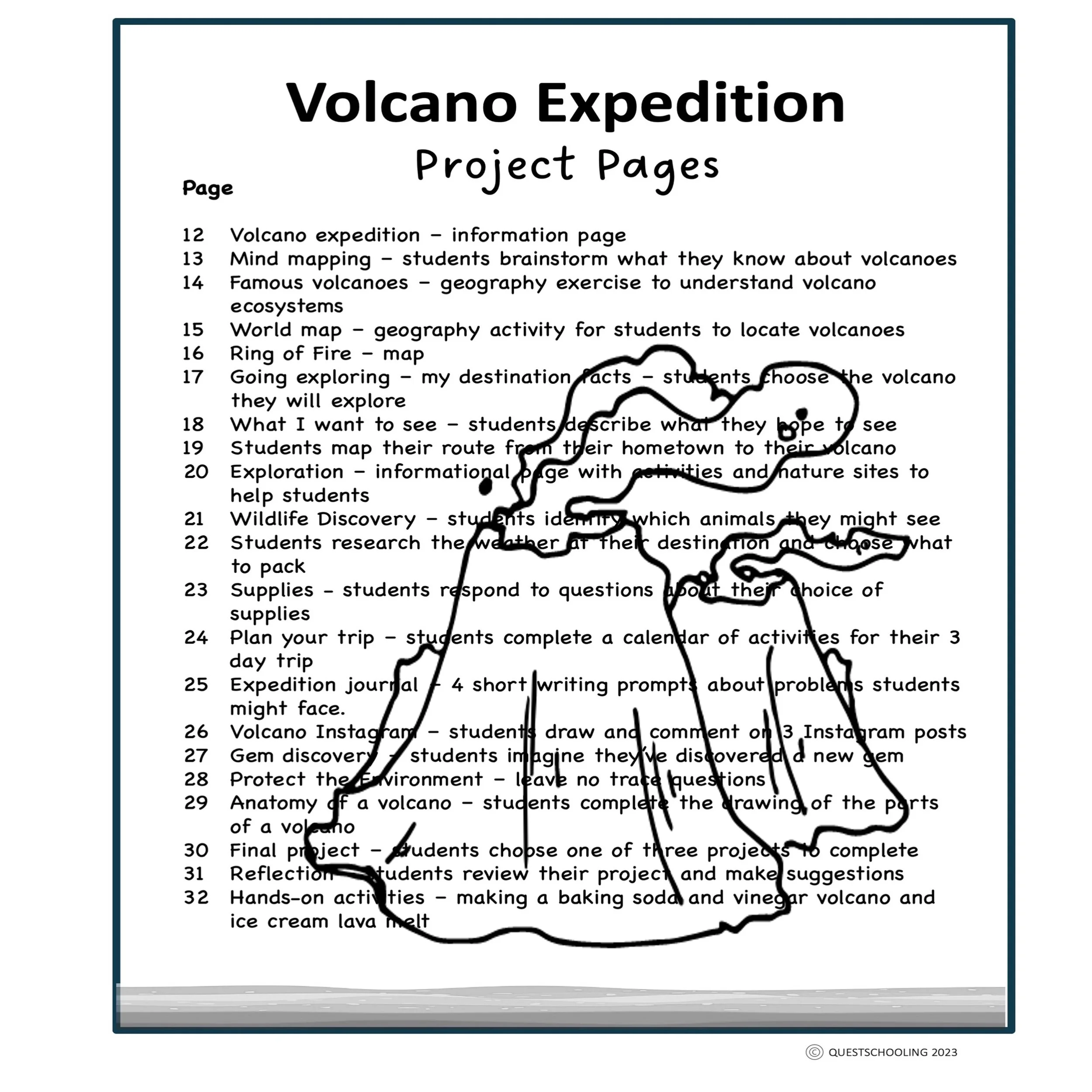 Volcano Expedition — QuestSchooling