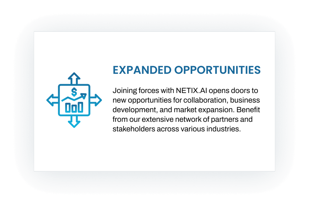 Discover Our Collaborative Partnerships - Join Us on the Journey to Success — NETIX.AI