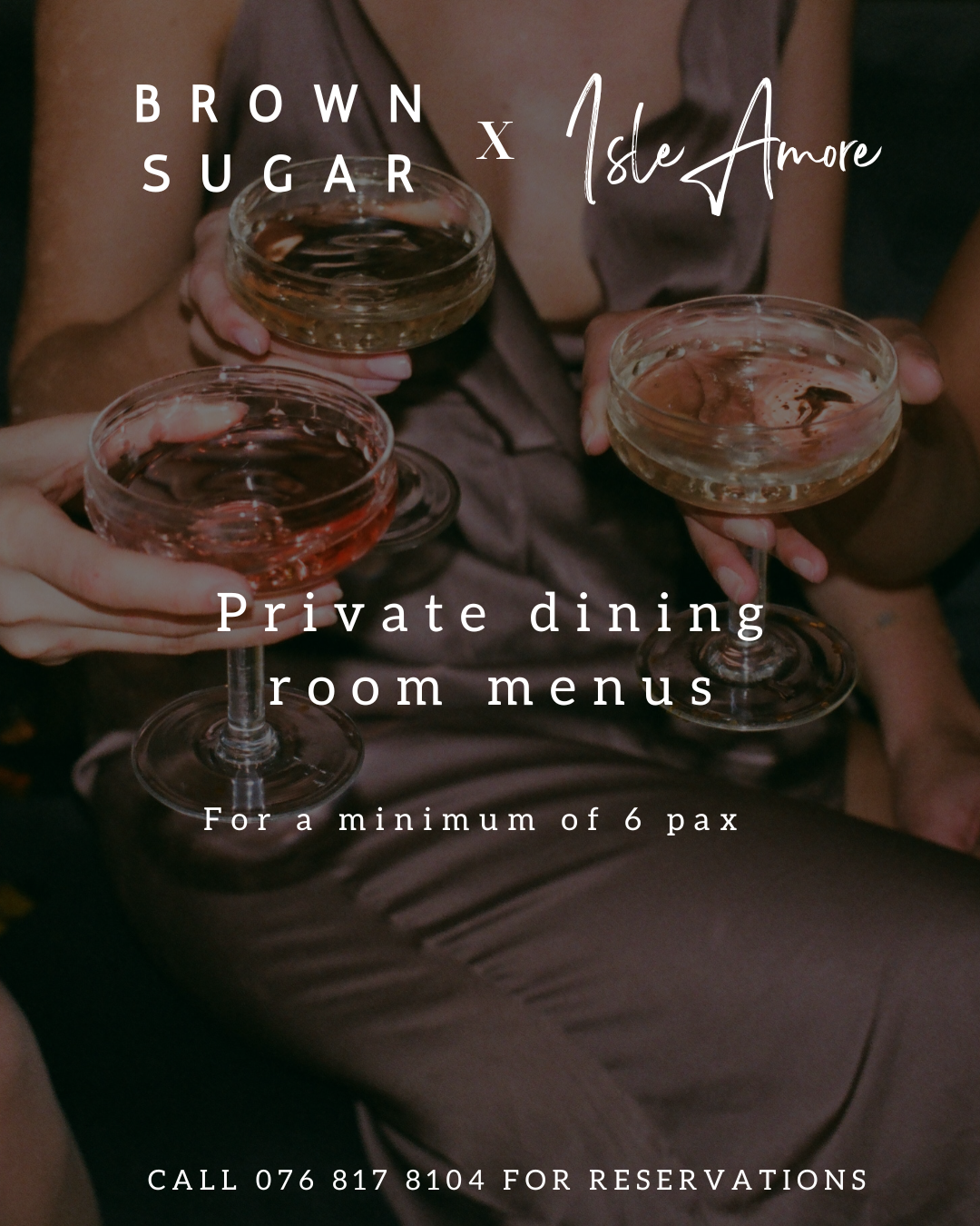 Menu — Brown Sugar x Isle Amore