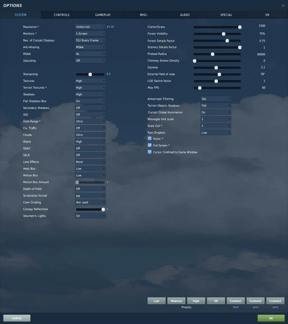 Settings And Profiles — BogeyDope