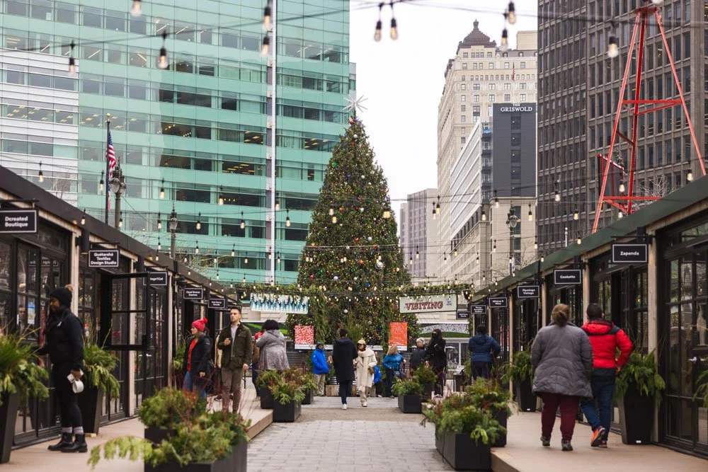 Downtown Detroit Holiday Shopping Winter Markets — Decked Out Detroit