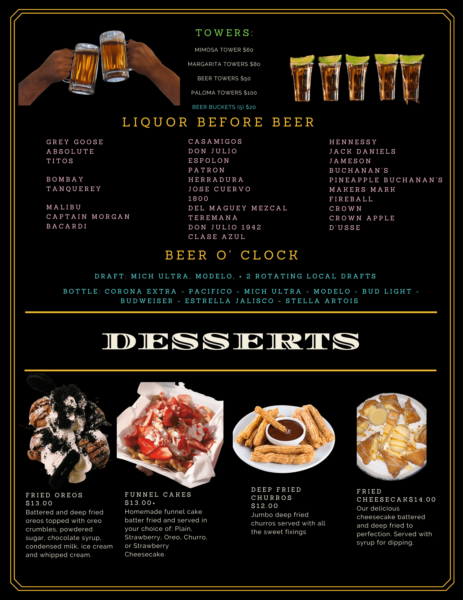 Menu — Doña Leti's