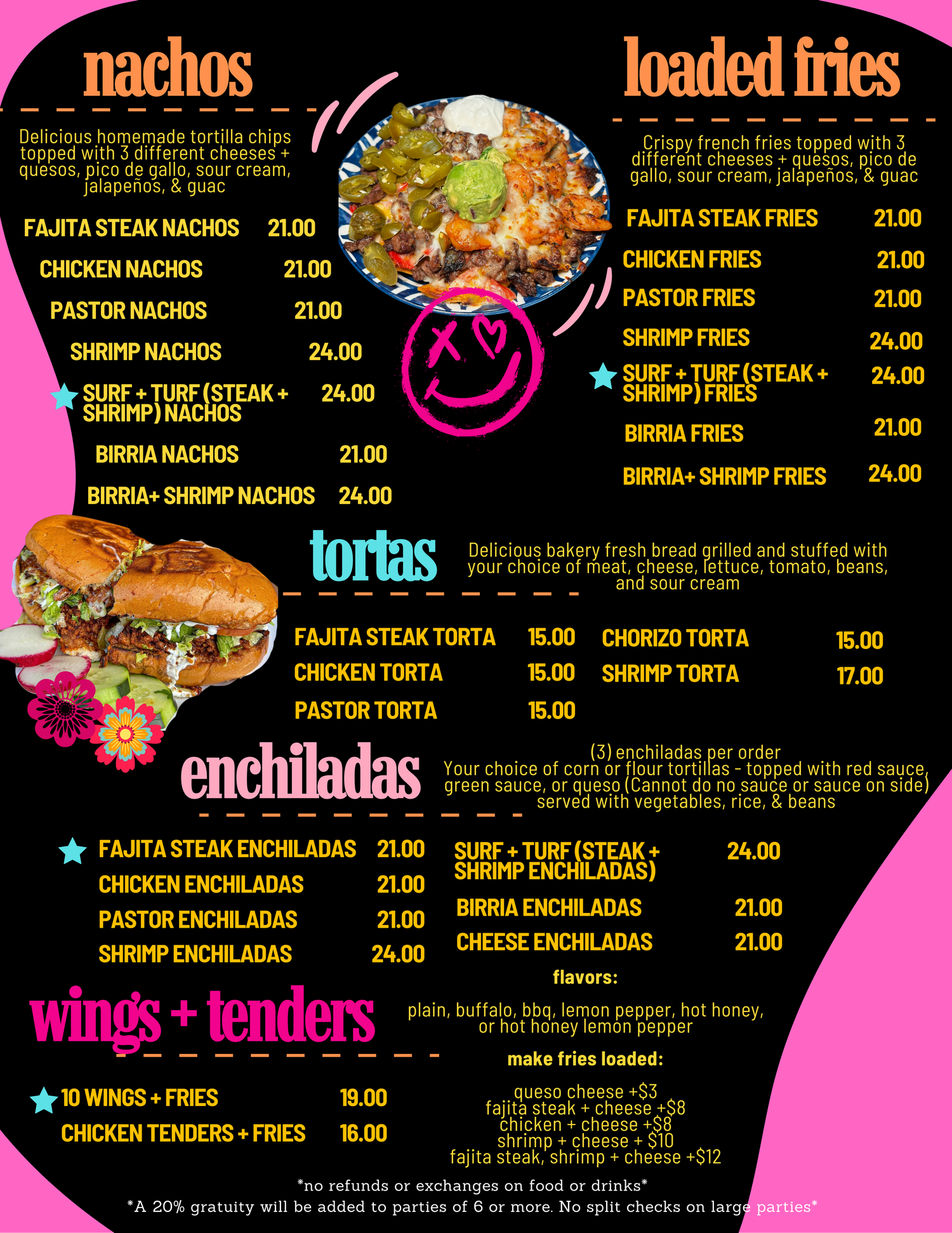 Menu — Doña Leti's