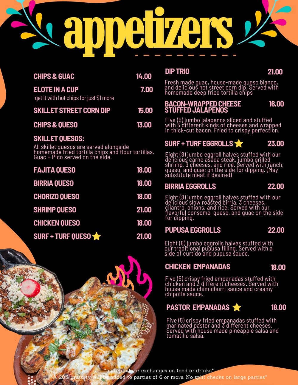 Menu — Doña Leti's