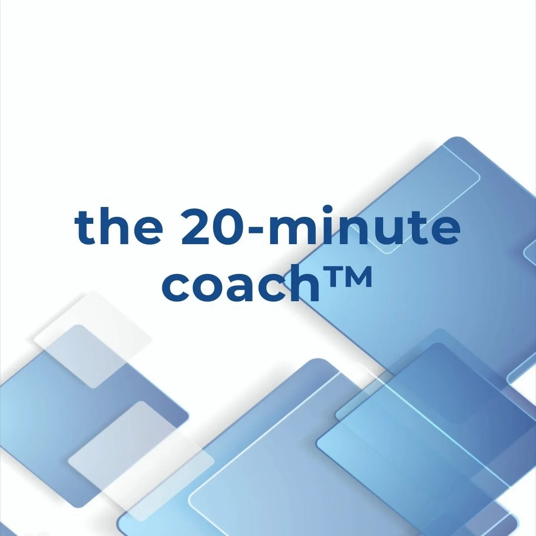 The 20-Minute Coach™ - Quick & Effective Coaching Sessions | metrix ...
