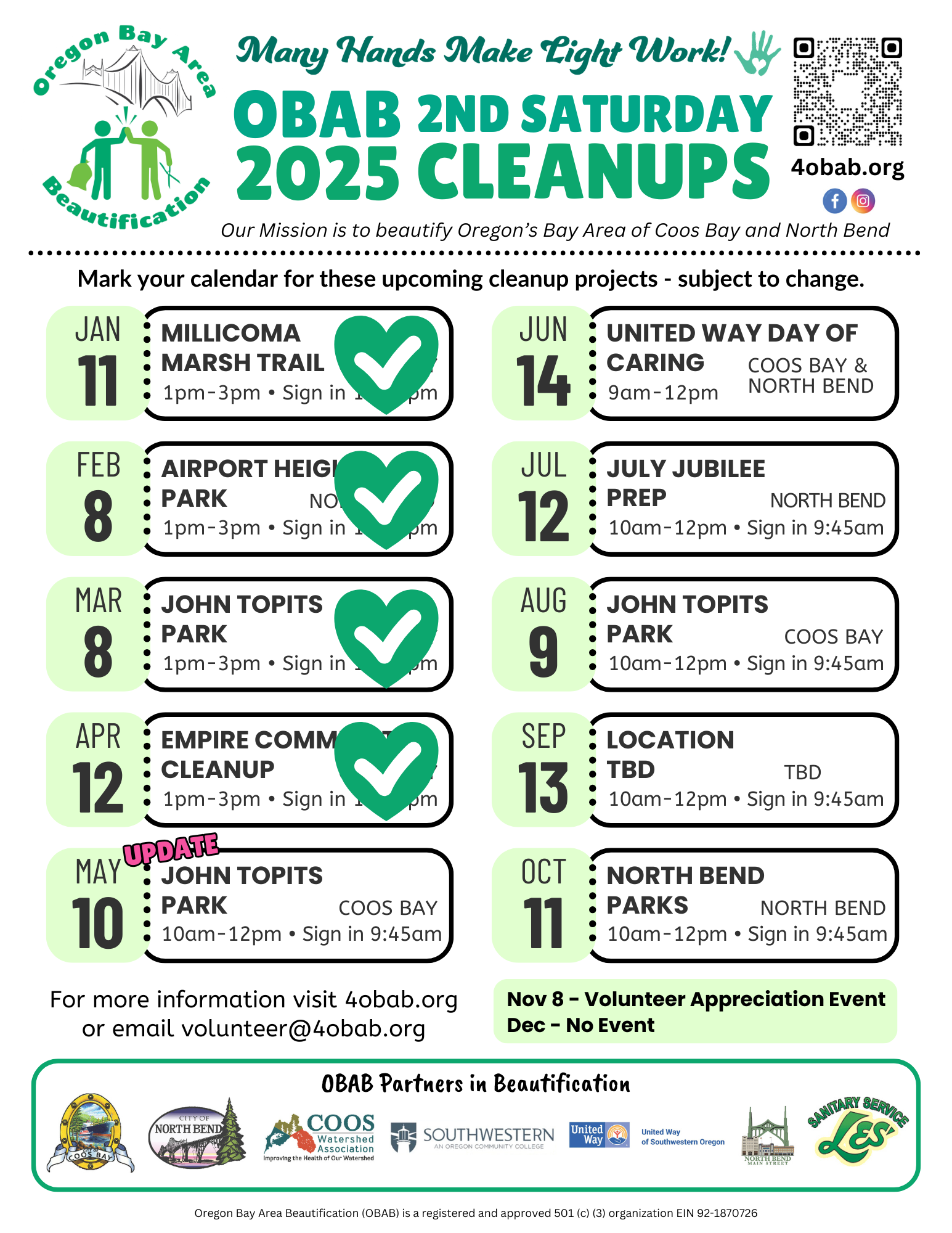 OBAB - Oregon Bay Area Beautification