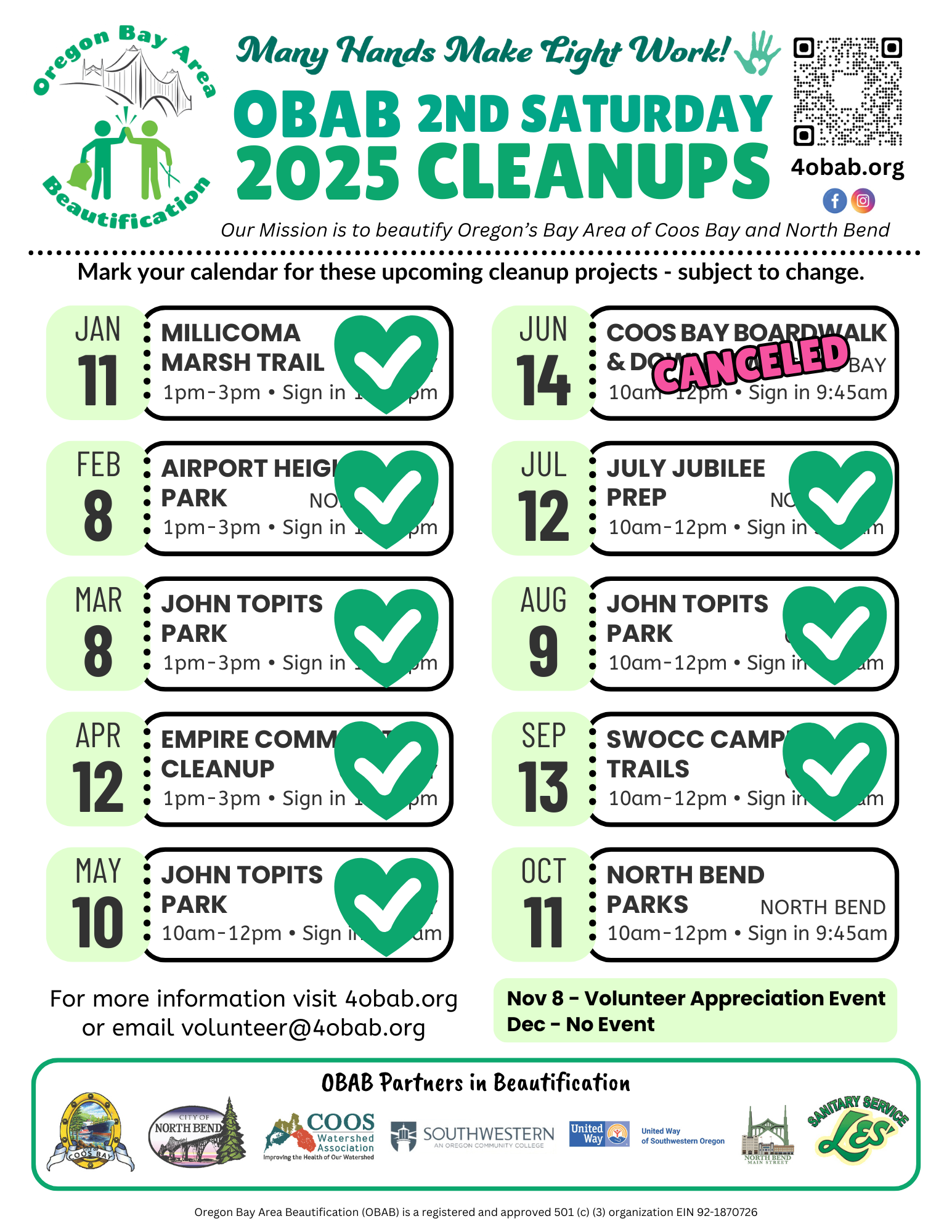 OBAB - Oregon Bay Area Beautification