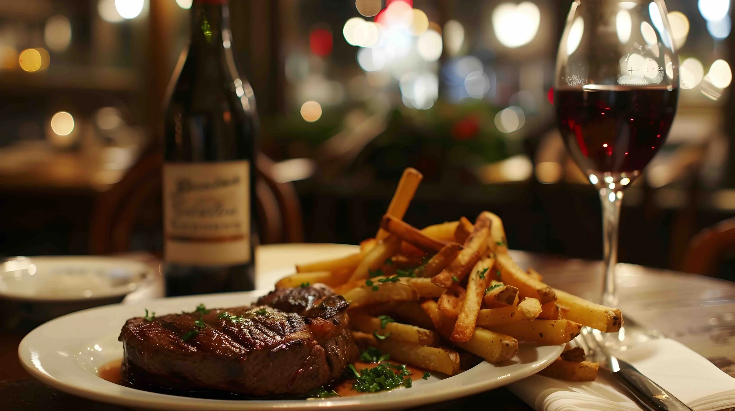 The Parisian Plate - Steak Frites Lunch — Erics Restaurant Huddersfield