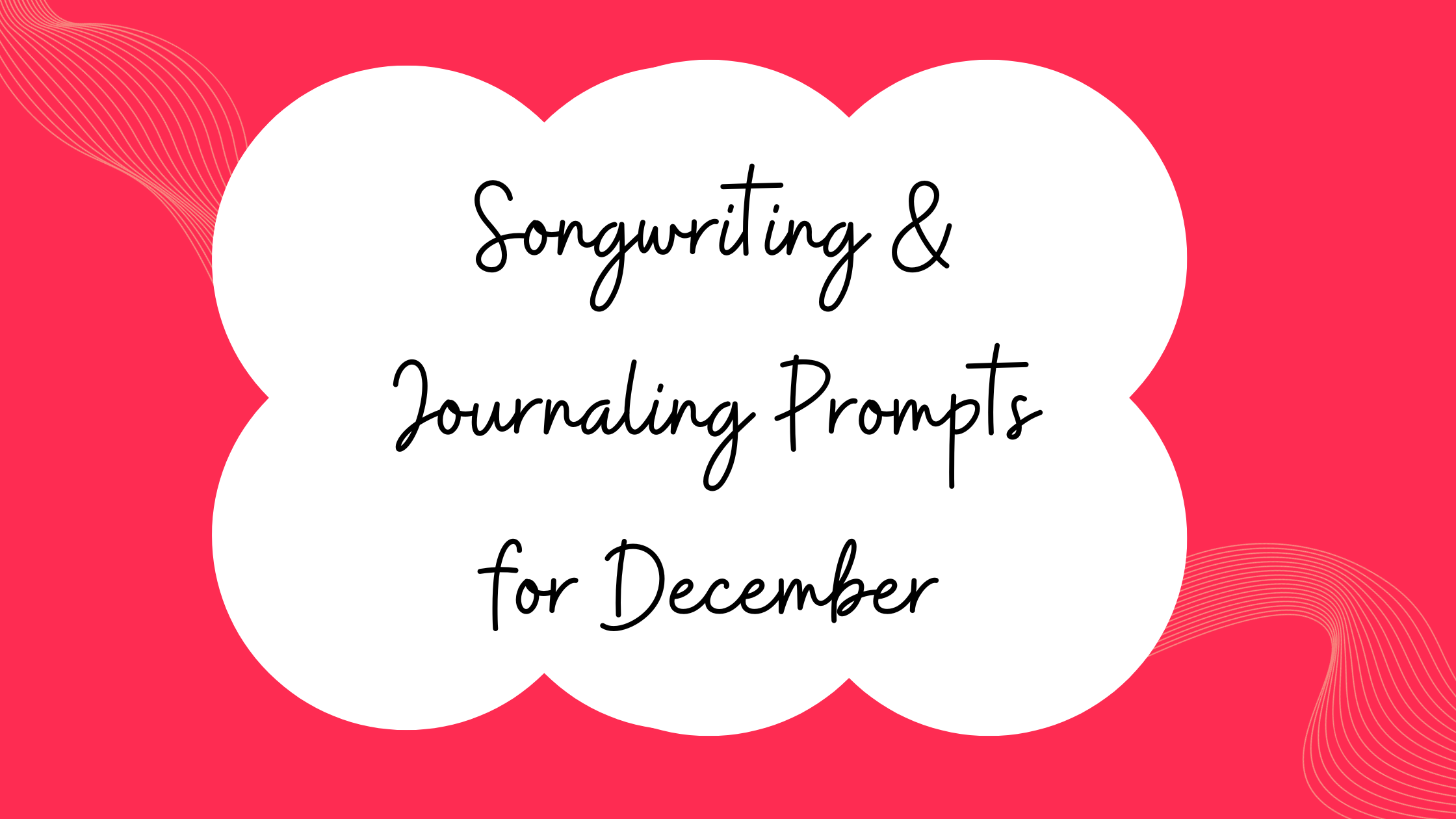 Songwriting and Journaling Prompts for December Music Therapy Sessions ...