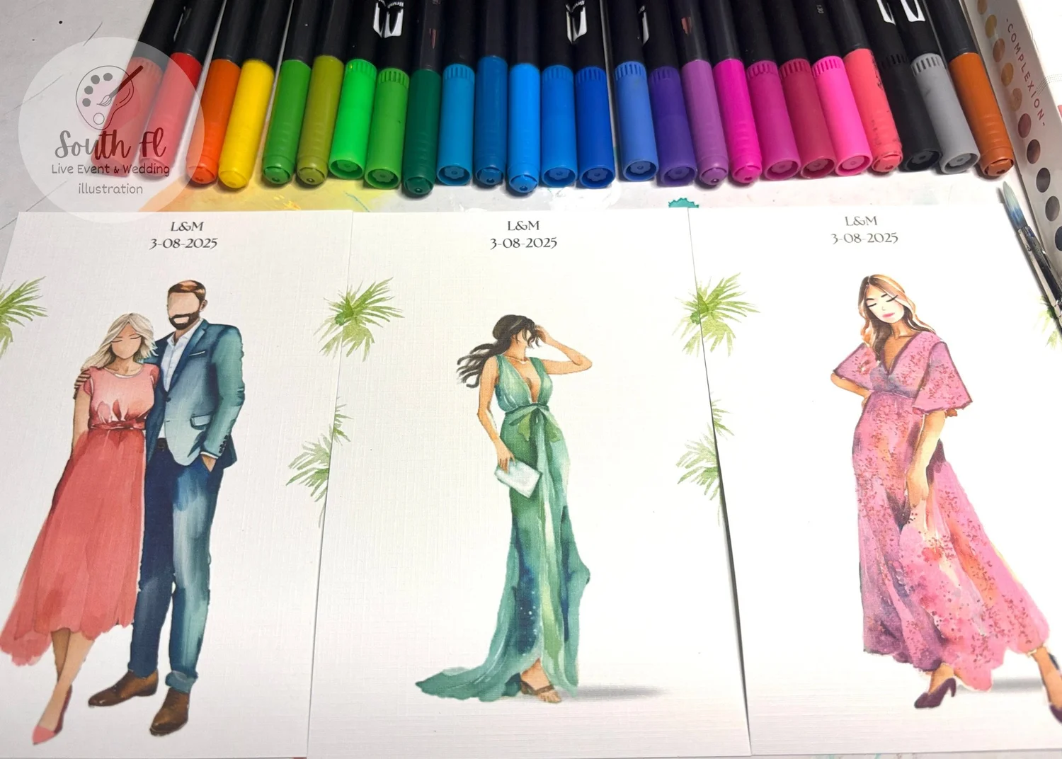 Live Wedding & Event Painter - South Florida