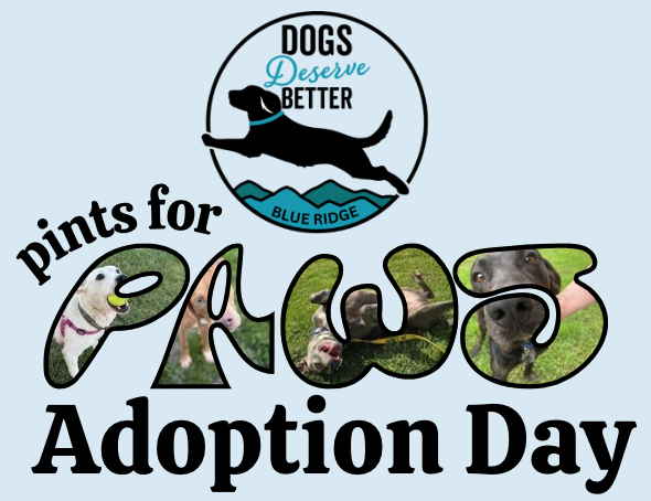 Pints for Paws! — Dogs Deserve Better