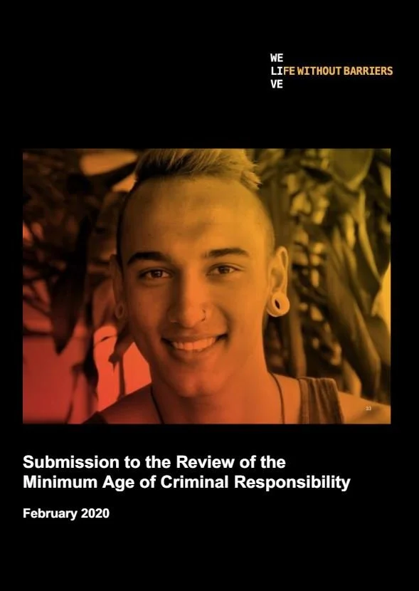 Life Without Barriers submission: Review of the age of criminal ...