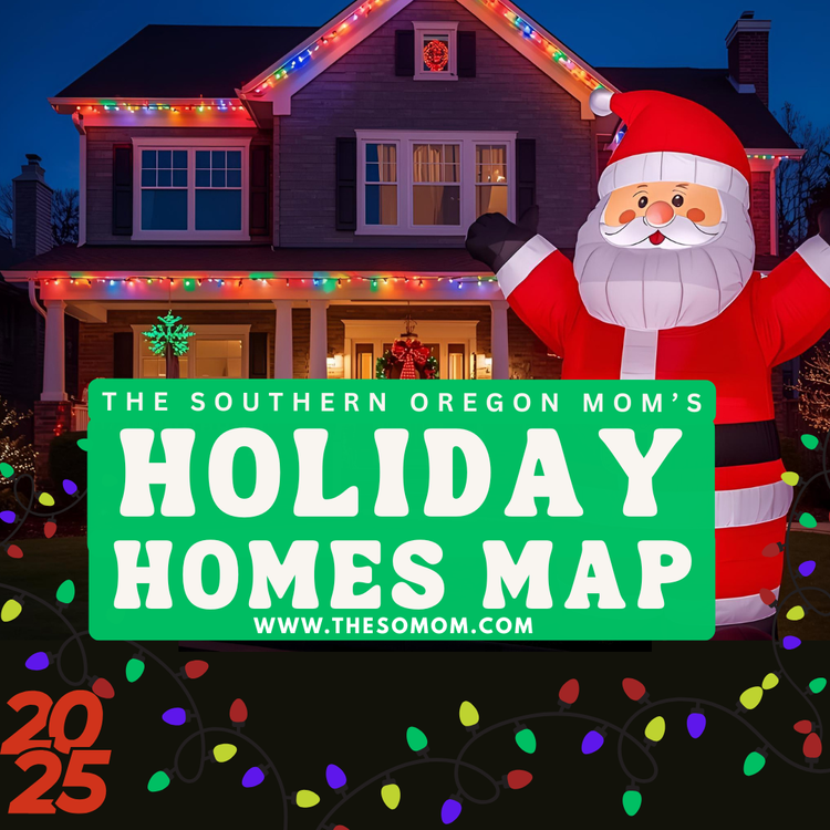2025 Map of Holiday Home Decorations in Southern Oregon