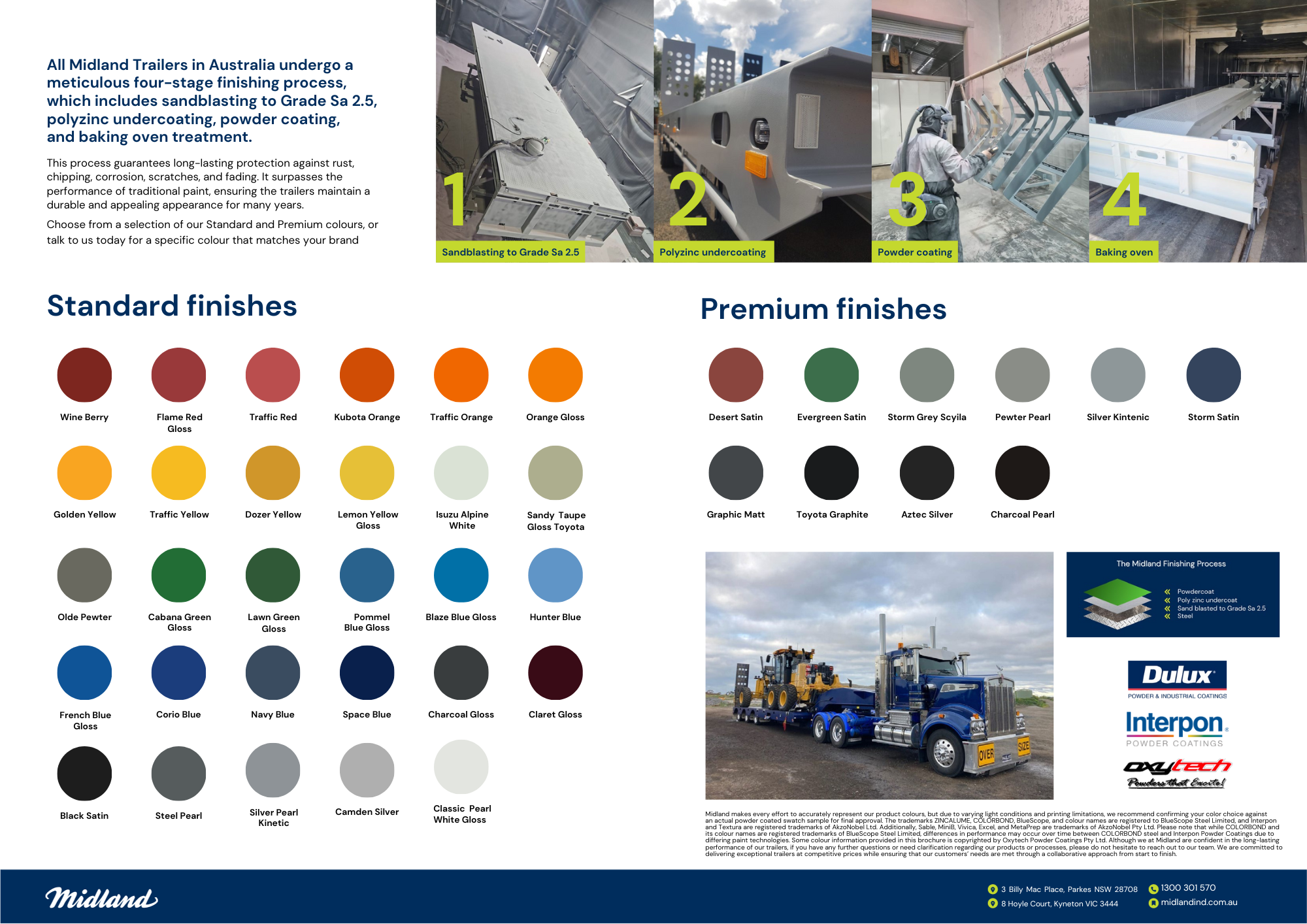 Powder Coating Brochure — Midland