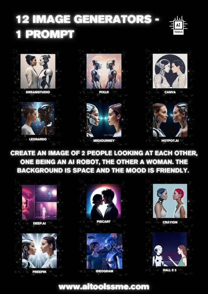 Best AI Image Generators - Comparison With 16 Generated Images