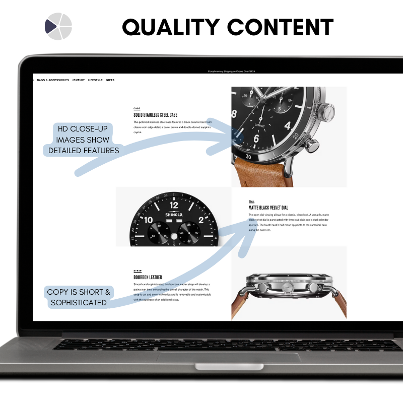 The Parts of a Perfect Product Page — Amplify & Sustain Consulting