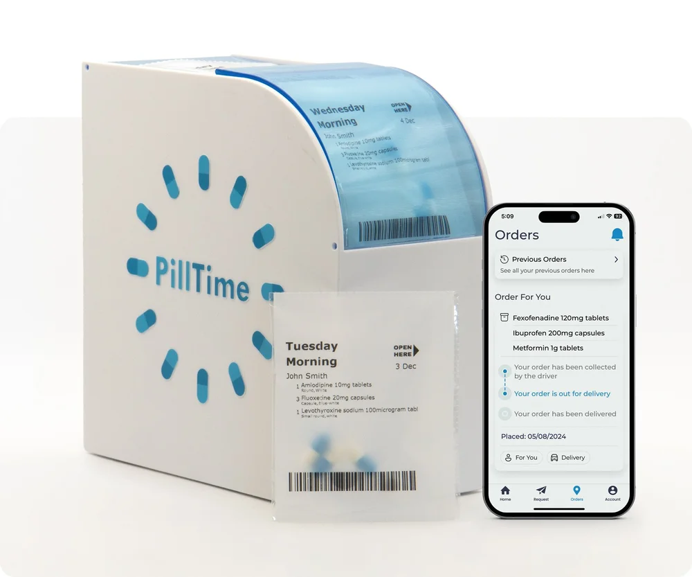 The app — PillTime