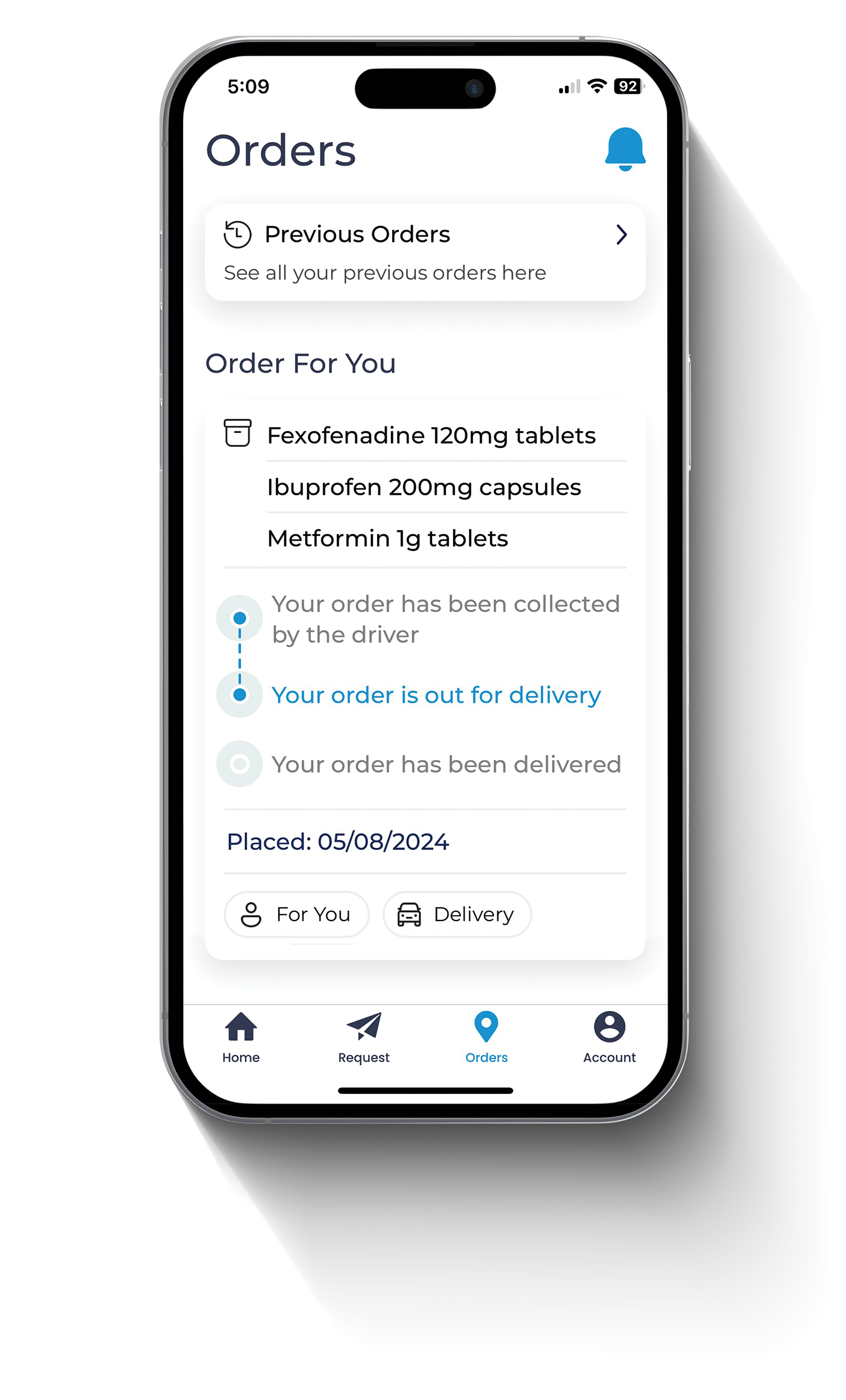 The app — PillTime