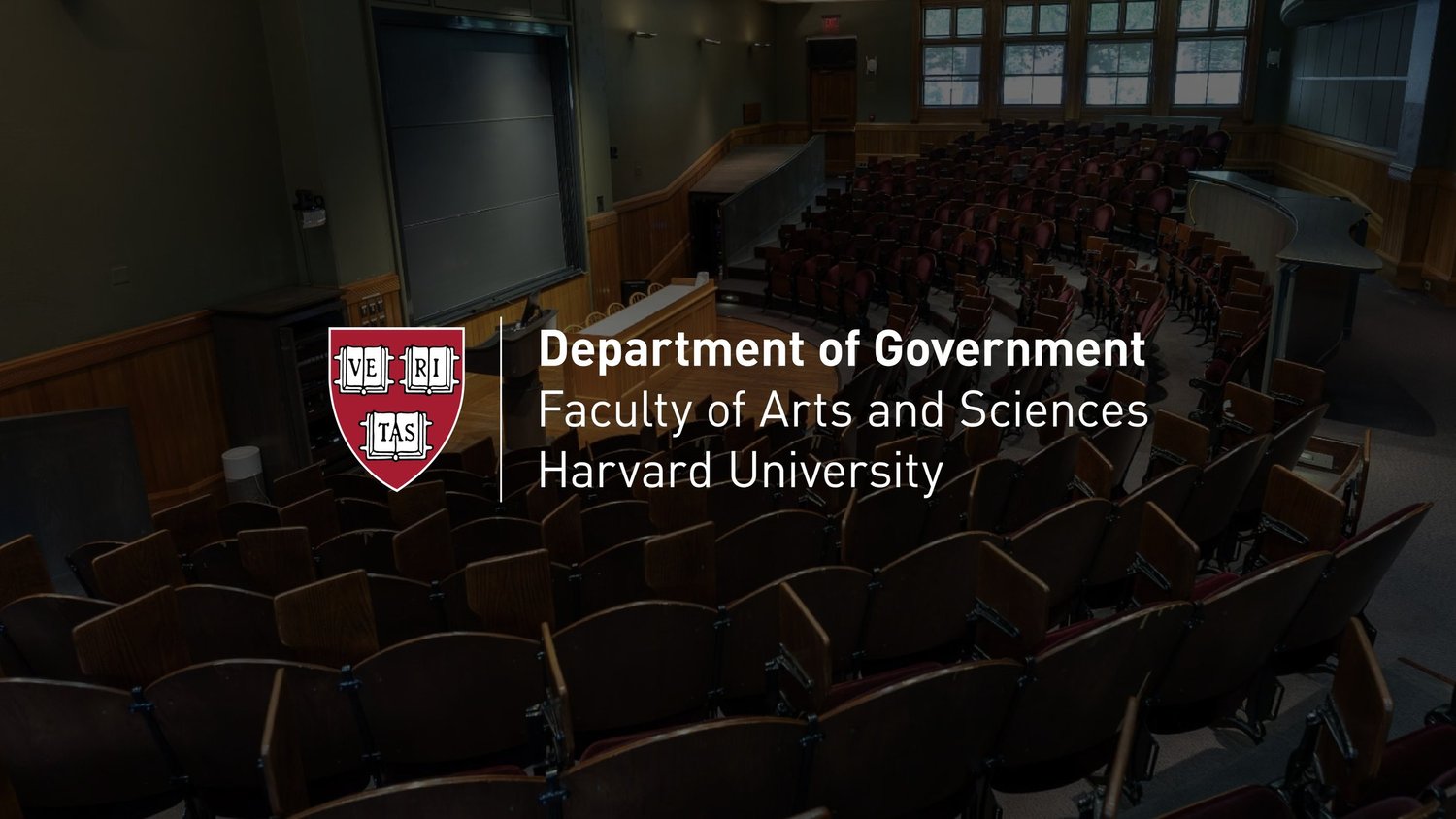 Harvard University Department of Government — goodgood