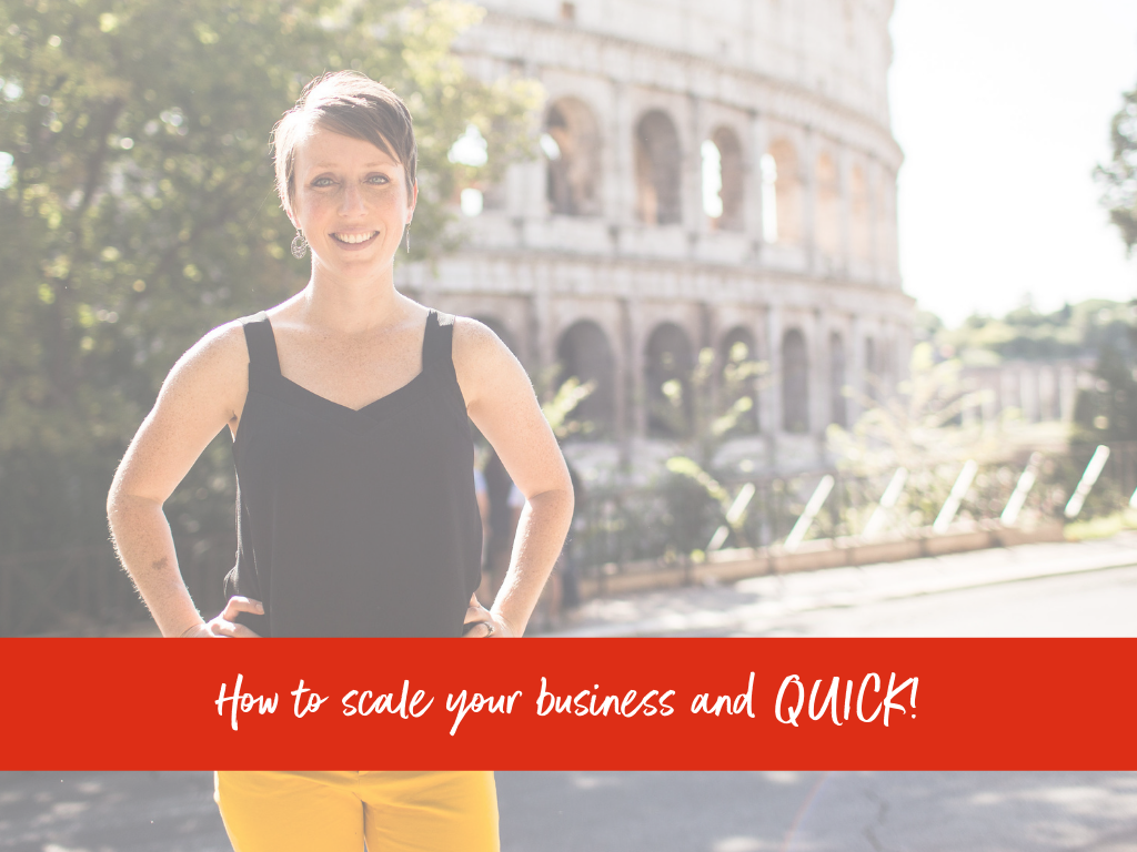 How to scale your business and QUICK! — Allison Hardy