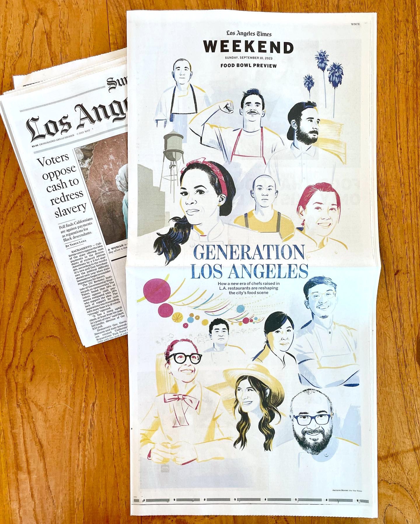 Los Angeles Times — Arthur Mount Illustration