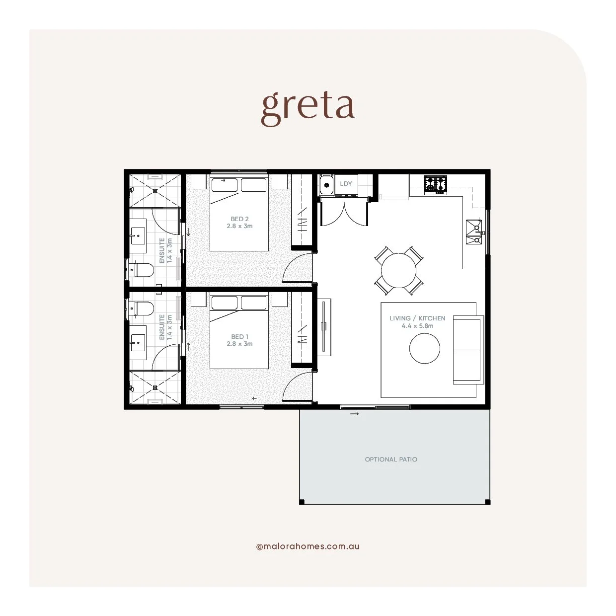 Modern Granny Flat Designs — Malora Homes