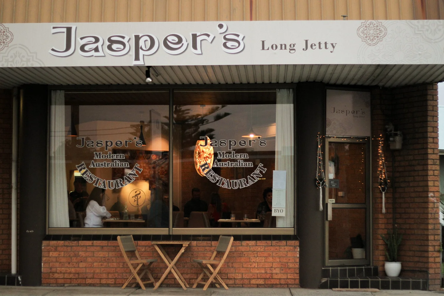 Menu 1 — Jasper's