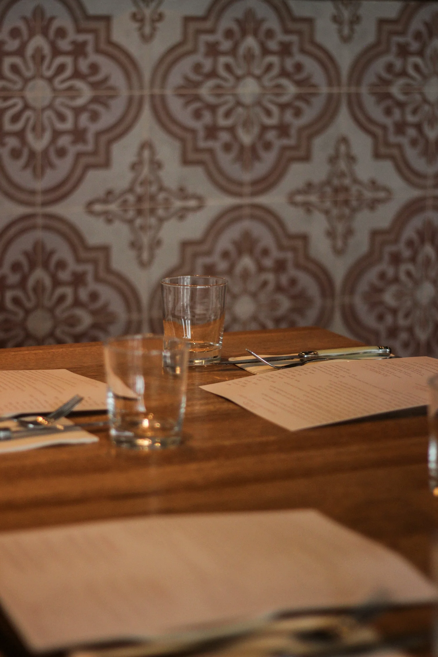 Menu 1 — Jasper's