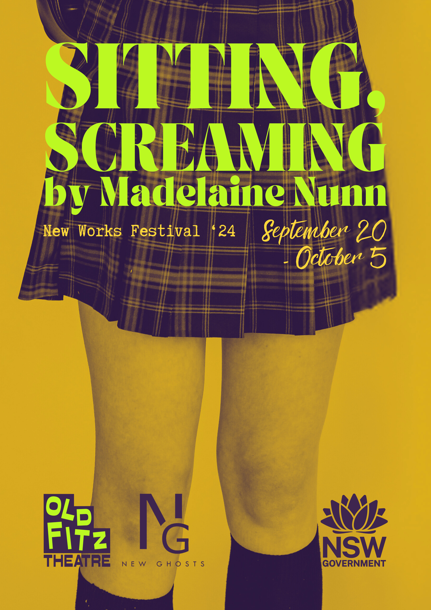 sitting, screaming — THE OLD FITZ THEATRE